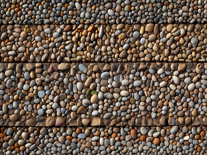 Rustic and Natural Decorative Gravel Path Texture Banner Background ...