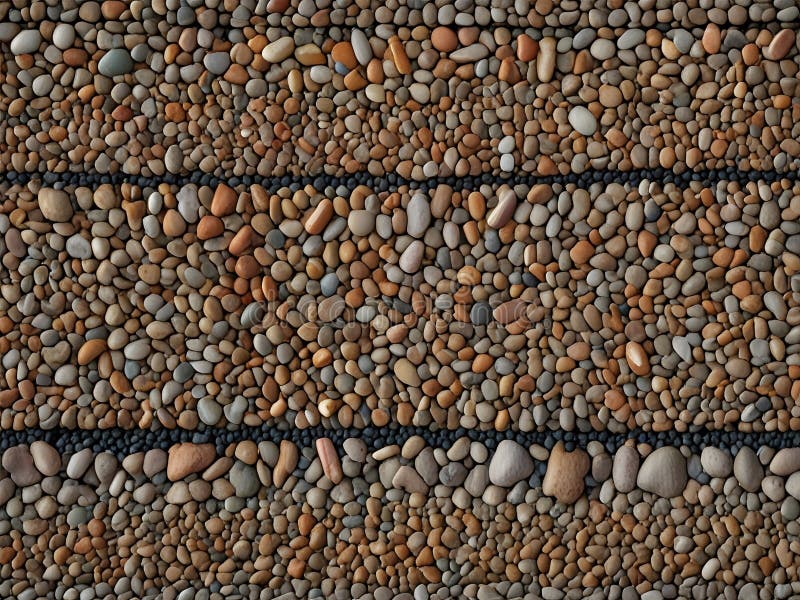 Rustic and Natural Decorative Gravel Path Texture Banner Background ...