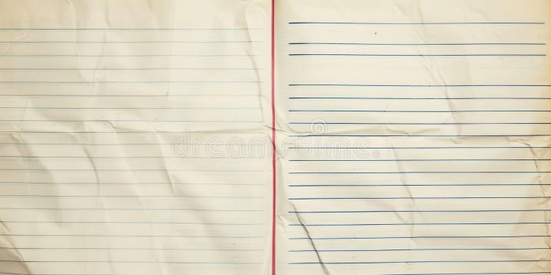 Rustic Notebook Paper Background. Vintage and Nostalgic Concept Stock ...