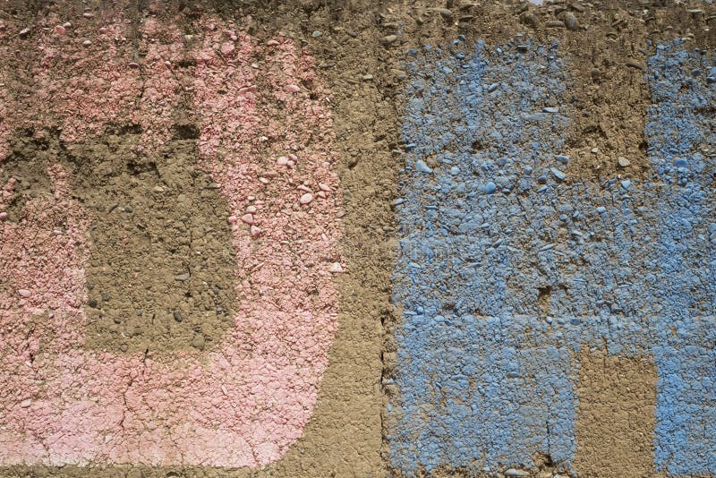 Rustic Old Adobe Wall Background and Unpainted Texture with Scratches ...