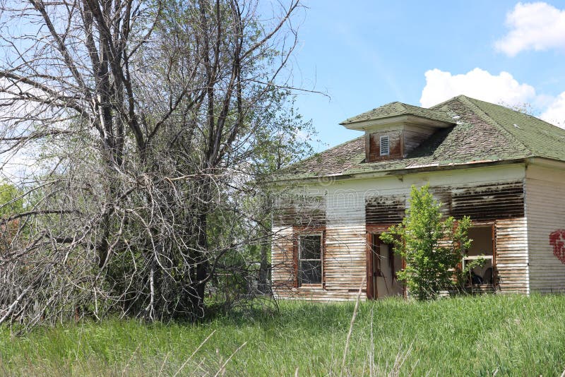 Rustic stock image. Image of haunted, rustic, school - 92777157