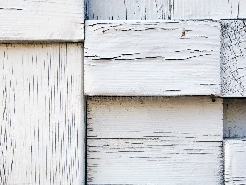 Rustic Old Shabby White Wood Board Wall Background Stock Photo - Image ...