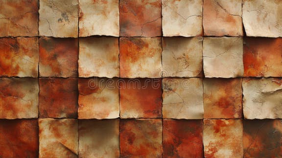 Rustic Orange and Brown Paper Texture Background Stock Illustration ...