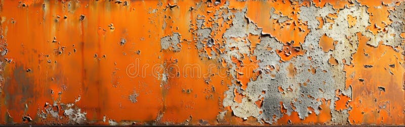 Rustic Orange Metal Texture with Grunge Rust and Weathered Aging Stock ...