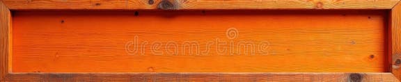 Rustic Orange Wood Frame, Grain Texture Visible, Frame Border, Fall ...