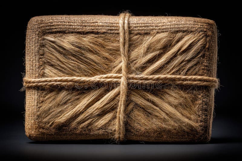 Mysterious Hemp Package stock illustration. Illustration of gift ...