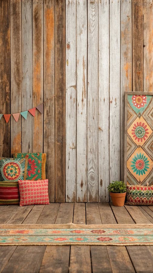 Rustic Painted Aesthetic Background for Warm and Artistic Designs Stock ...