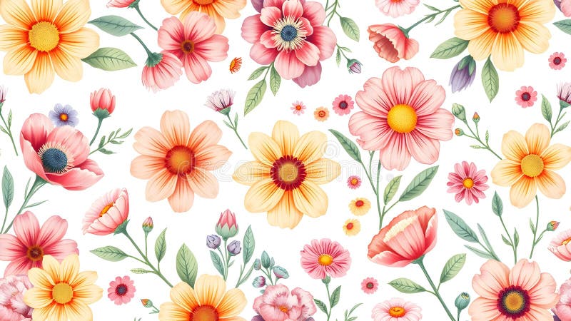 Rustic Pastel Floral Patterns Inspiring Homesteading Designs for a ...