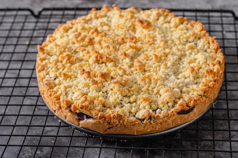 Rustic Pie with Forest Fruit Stock Photo - Image of closeup, meal ...