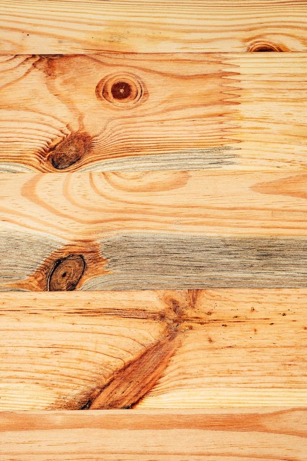Rustic Pine Wood Plank Floorboard with Knots Stock Photo - Image of ...