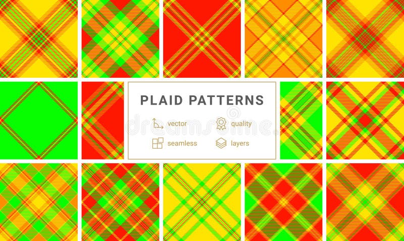 Rustic Plaid Patterns in Earthy Tones, Perfect for Fabric, Textile ...