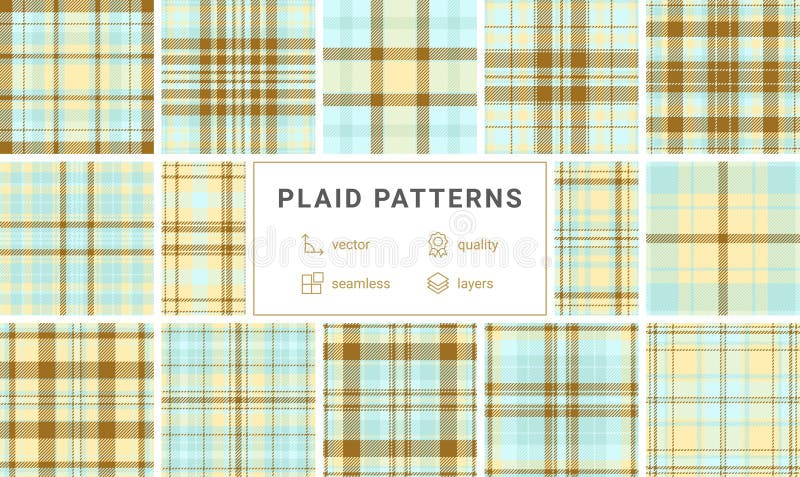 Rustic Plaid Textile Patterns Featuring Checkered Designs, Perfect for ...