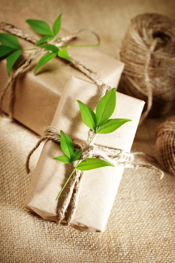 Rustic Present boxes stock image. Image of background - 32916557