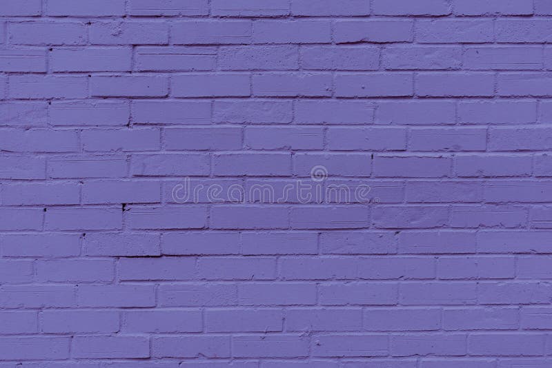 Rustic Purple Painted Brick Wall Stock Photo - Image of street, pastel ...