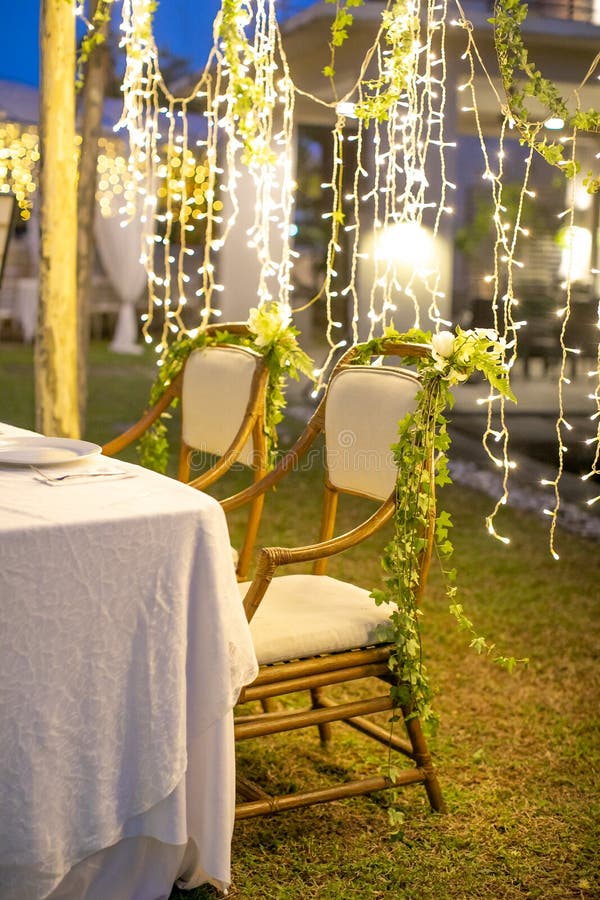 Rustic Rattan Chair for Dinning Table Stock Photo - Image of chair ...