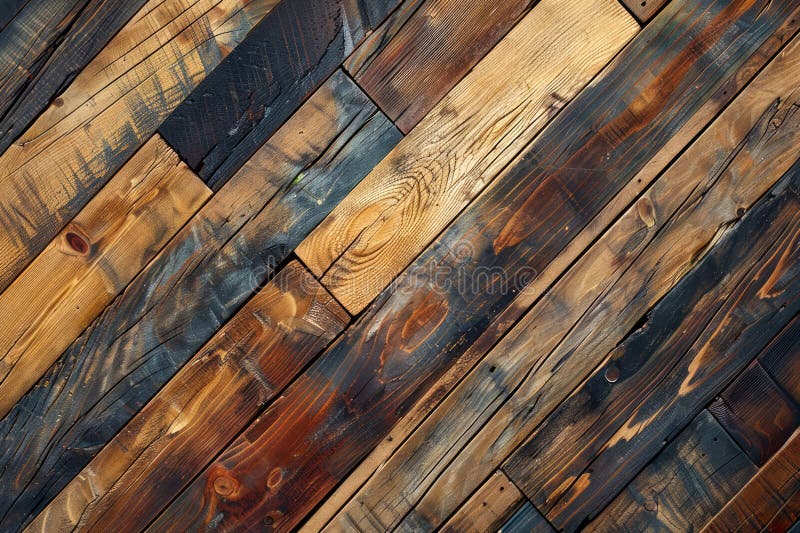 Rustic Reclaimed Wood Texture Background - Distressed Wooden Surface ...