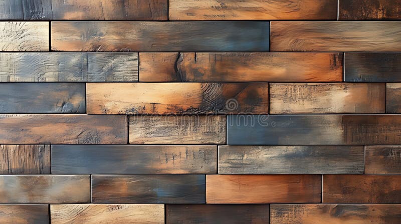 Rustic Reclaimed Wood Wall Panel Interior Design Texture Stock ...