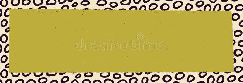 Rustic Rectangle with Grunge Torn Edges on a Animalistic Background ...
