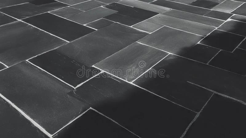 Rustic Rectangular Slate Ceramic Tile Texture for Interior Design Stock ...