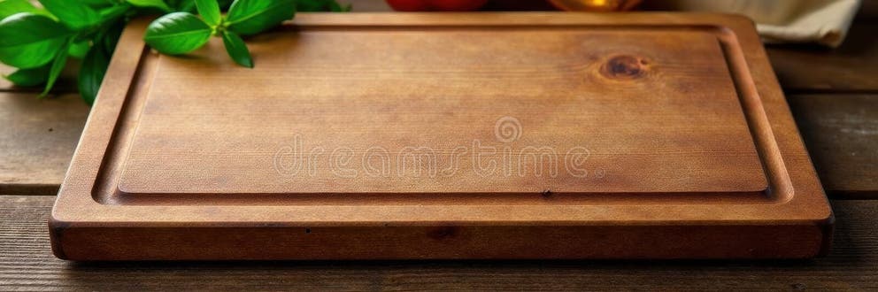 Rustic Rectangular Wooden Cutting Board, Grain Visible, Cutting Board ...