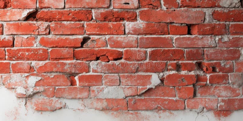 Rustic Red Brick Surface Textured Finish Natural Imperfections Stock ...