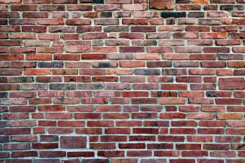 Rustic Red Brick Wall Texture. a Detailed Image of a Rustic Red Brick ...