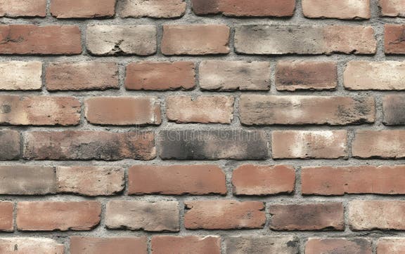 Rustic Red Brick Wall Texture Seamless Pattern Good Resolution Stock ...
