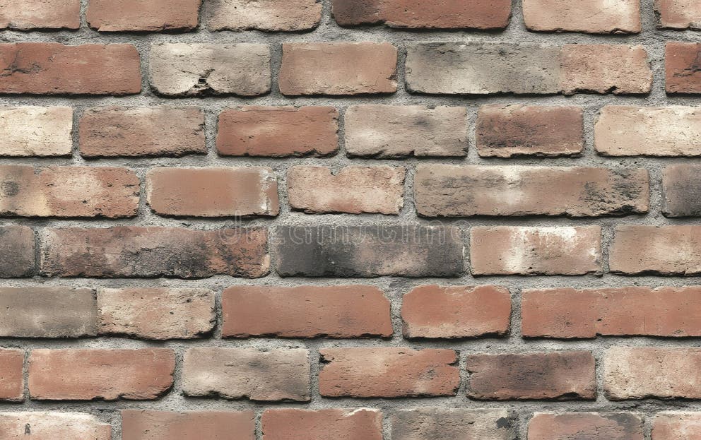Rustic Red Brick Wall Texture Seamless Pattern Good Resolution Stock ...
