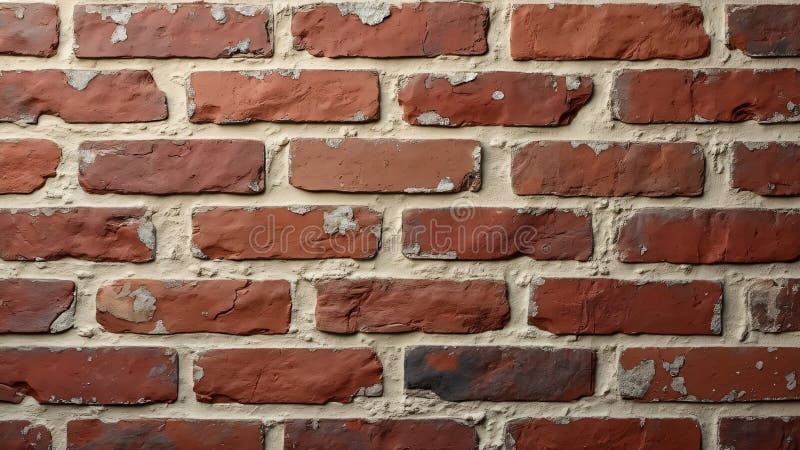 Rustic Red Brick Wall Texture, Uneven, Irregular, High Quality Image ...