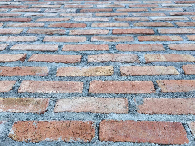 Rustic Red Brick Wall Texture: Vintage Masonry Pattern Stock Image ...