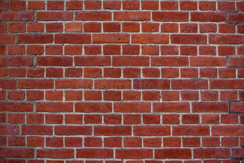 Rustic Red Bricks Street Wall Stock Image - Image of textured, brick ...