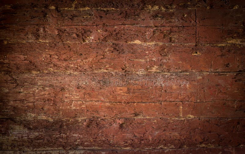 Rustic Red Brown Wood Planks Background with Nice Vignetting Stock ...