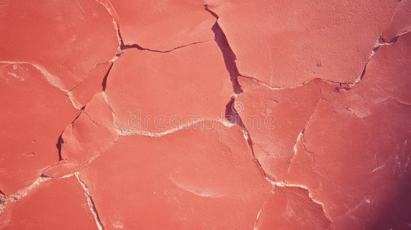 Rustic Red Clay Wall Texture with Straw Elements and Organic Cracks ...