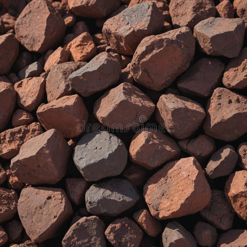 Rustic Red Iron Ore Texture Background Stock Illustration ...