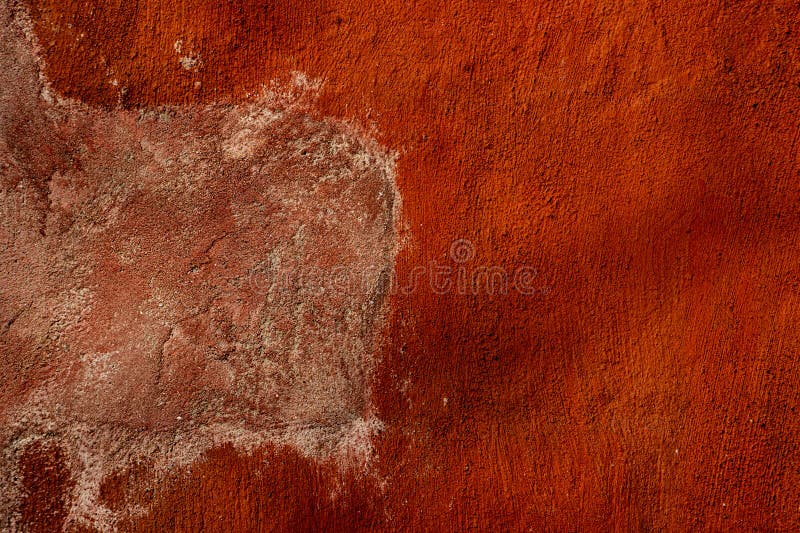 Rustic Red Stucco Wall Rough Surface Texture Weathered Patina Stock ...