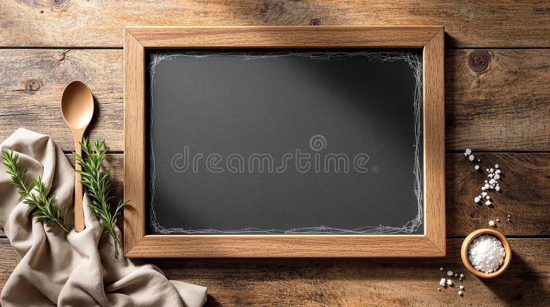 Rustic Restaurant Empty Menu Poster Stock Photo - Image of design ...