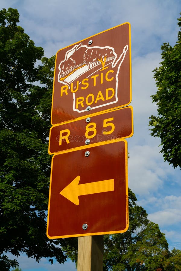 Rustic Road road sign stock image. Image of county, america - 156874869