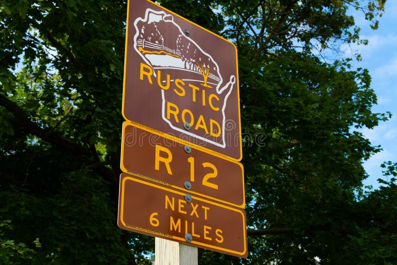 Rustic Road road sign stock image. Image of season, highway - 156875437
