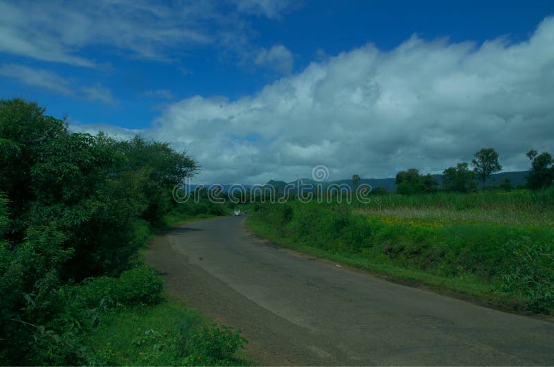 Rustic Route in Western India Stock Image - Image of grass, fine: 94026855