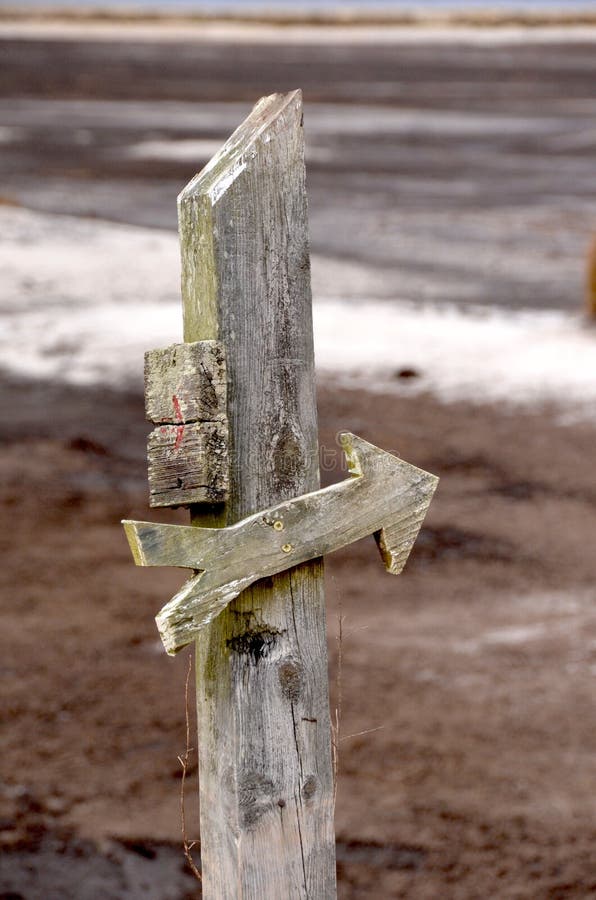 Arrow Sign Post stock image. Image of direction, hiking - 144487687