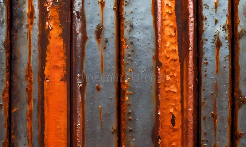 Rustic Rust and Copper Texture with Vivid Orange Highlights Stock ...