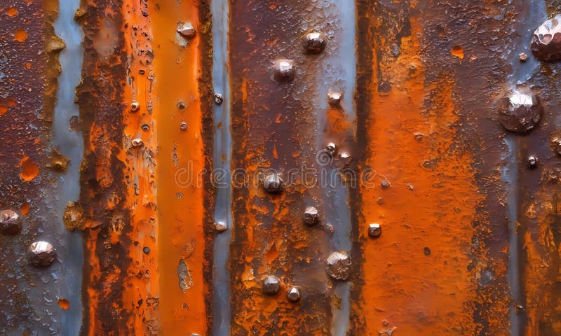 Rustic Rust and Copper Texture with Vivid Orange Highlights Stock ...
