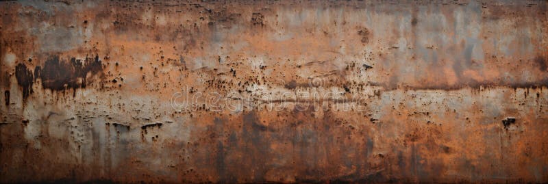 Rustic Rust Pattern on Old Metal Surface. Vintage Texture of Corroded ...