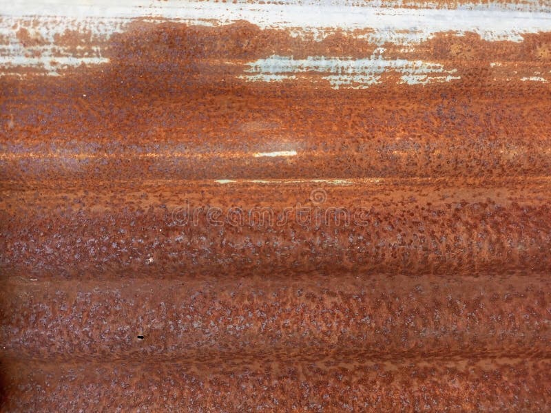 Rustic Rusty Zinc Metal Sheet Stock Image - Image of vintage, patina ...