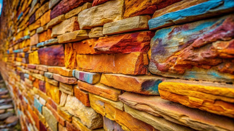 Rustic Sandstone Wall Texture a Detailed Closeup of Authentic Stone ...