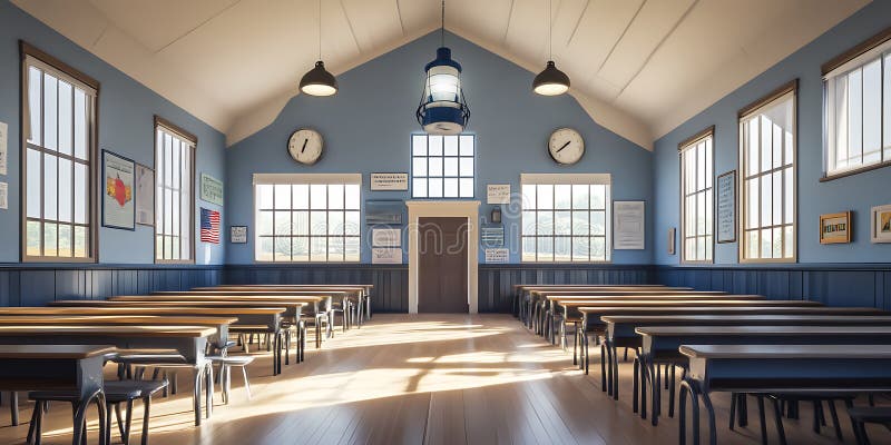 Rustic Schoolhouse Interior Vintage Classroom Design Inspiration ...