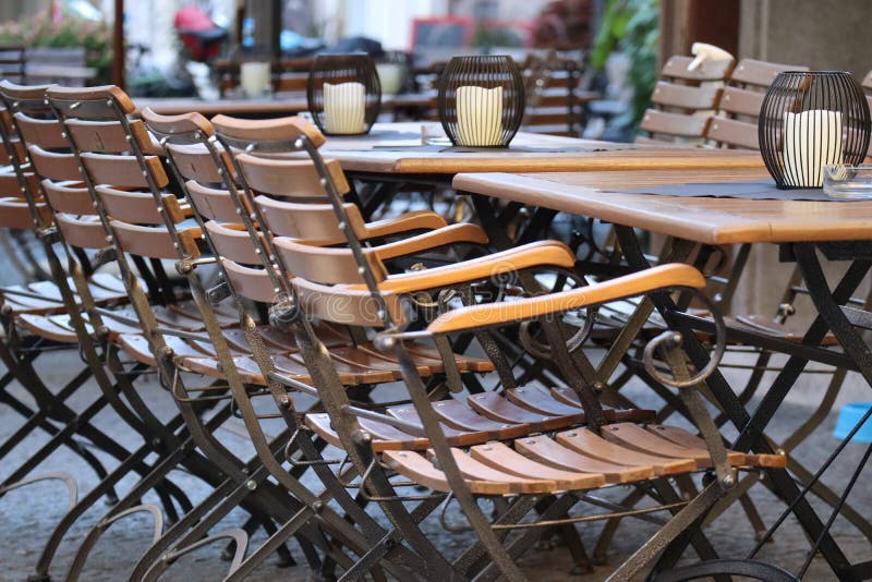 Rustic Seating set stock image. Image of rustic, restaurant - 253612739
