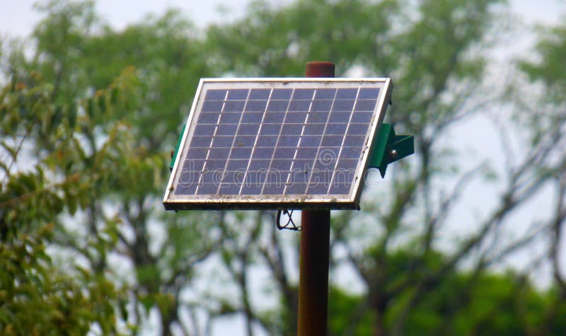 Rustic solar panel stock image. Image of abandoned, careless - 111348841