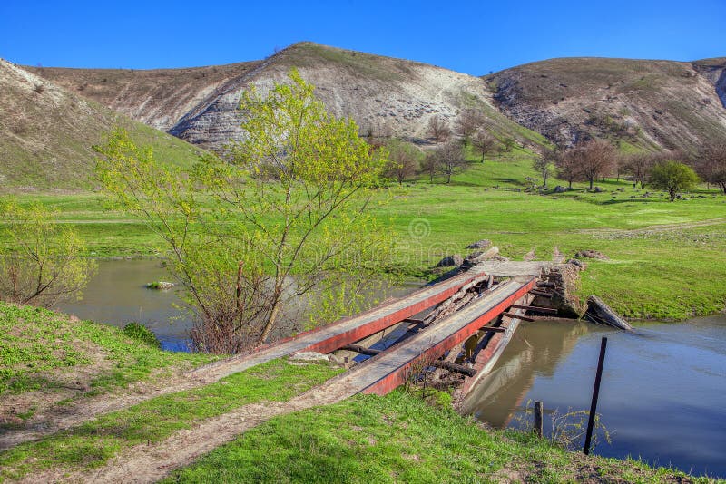 Little rustic bridge stock image. Image of passage, beautiful - 135936913