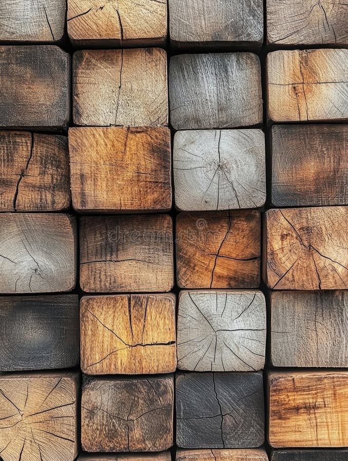 Rustic Stack of Wooden Logs Stock Image - Image of time, rustic: 386438157